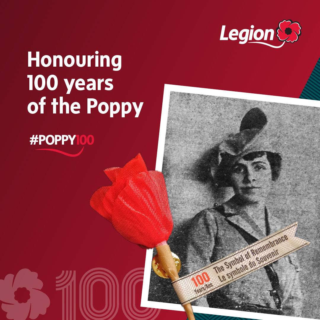 The Royal Canadian Legion celebrates “Poppy 100”