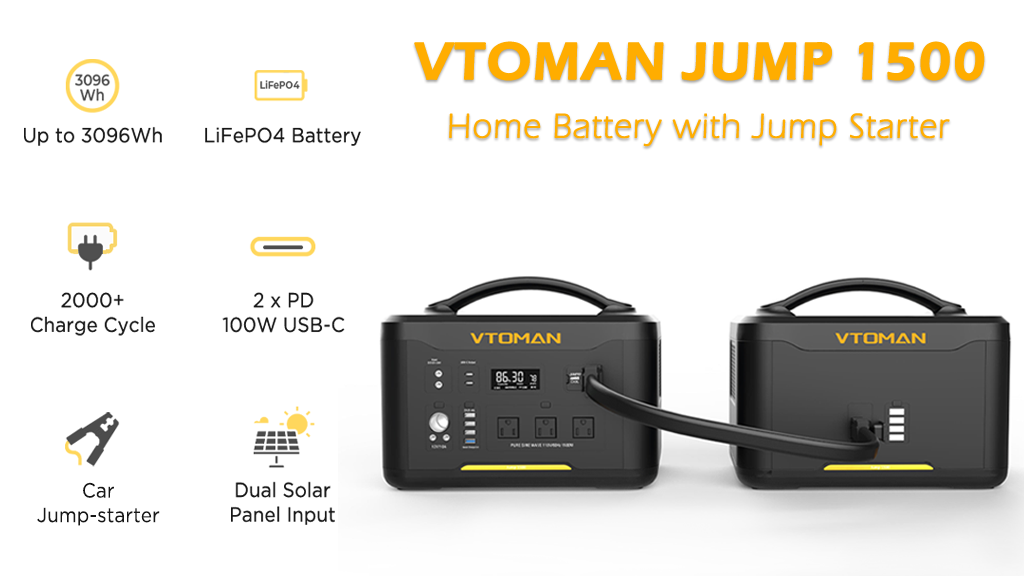 VTOMAN Announces Launch of Jump 1500 - World's 1st