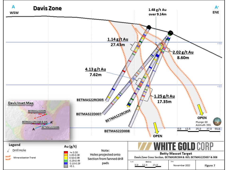 White Gold Corp. Intersects Broad Zones of Near Surface