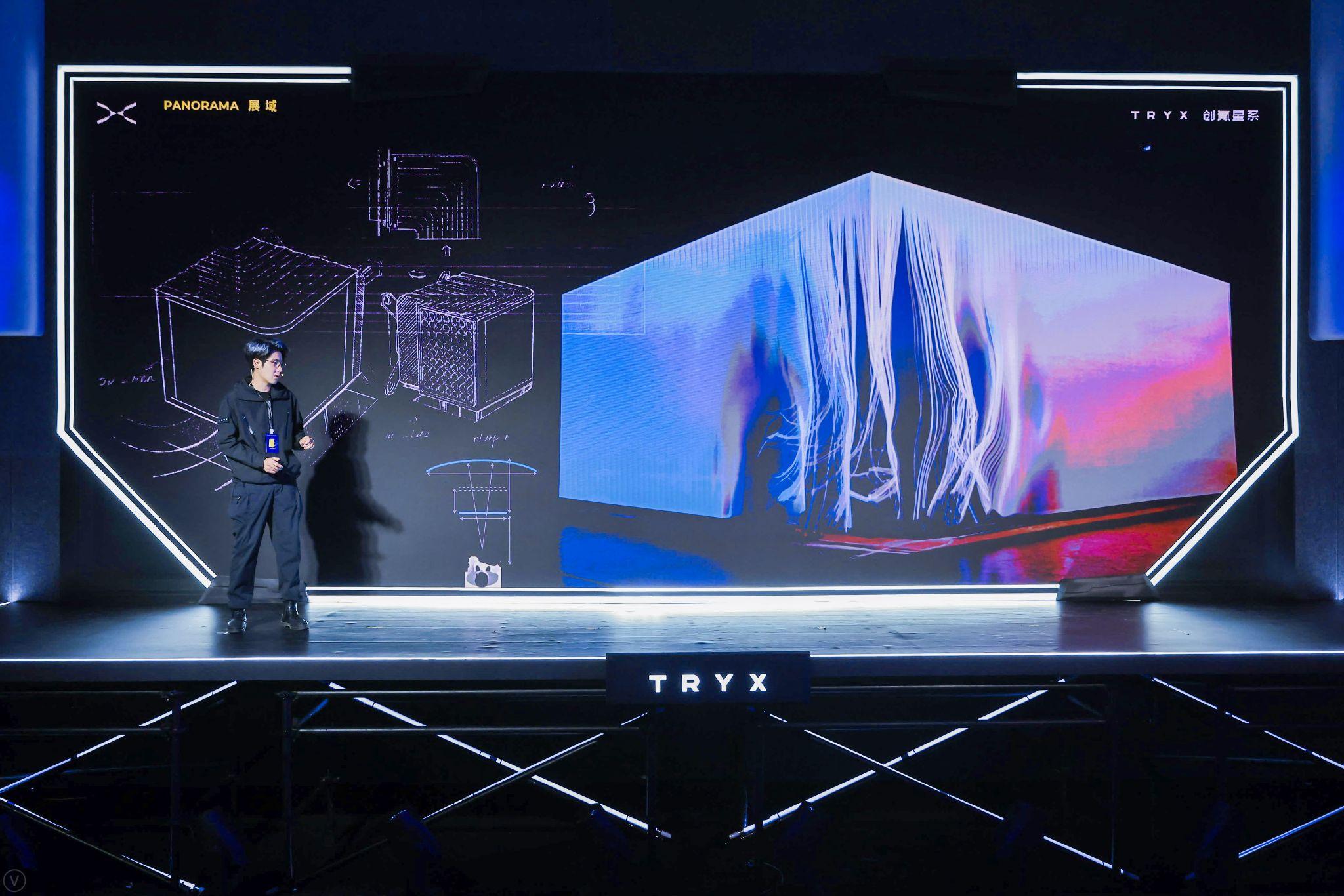 TRYX Unveils Revolutionary L-Shaped OLED Screen AIO Cooler: