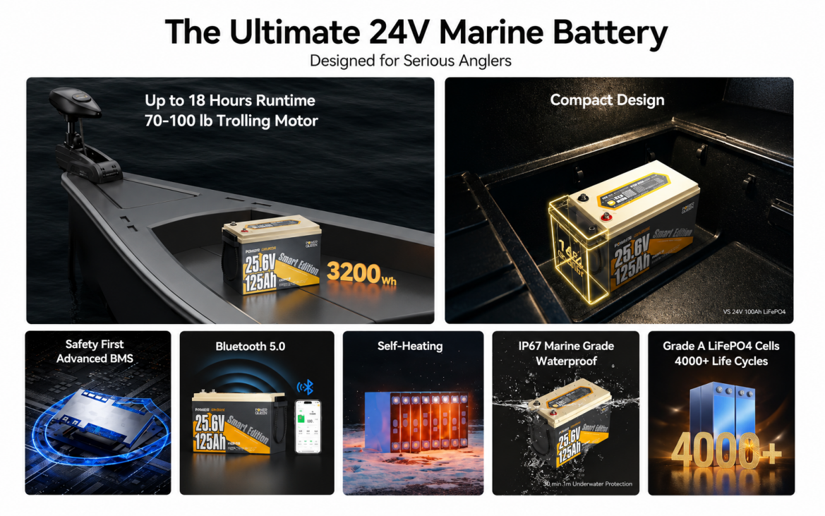 Power Queen Launches 12V 320Ah Bluetooth LiFePO4 Battery for High ...