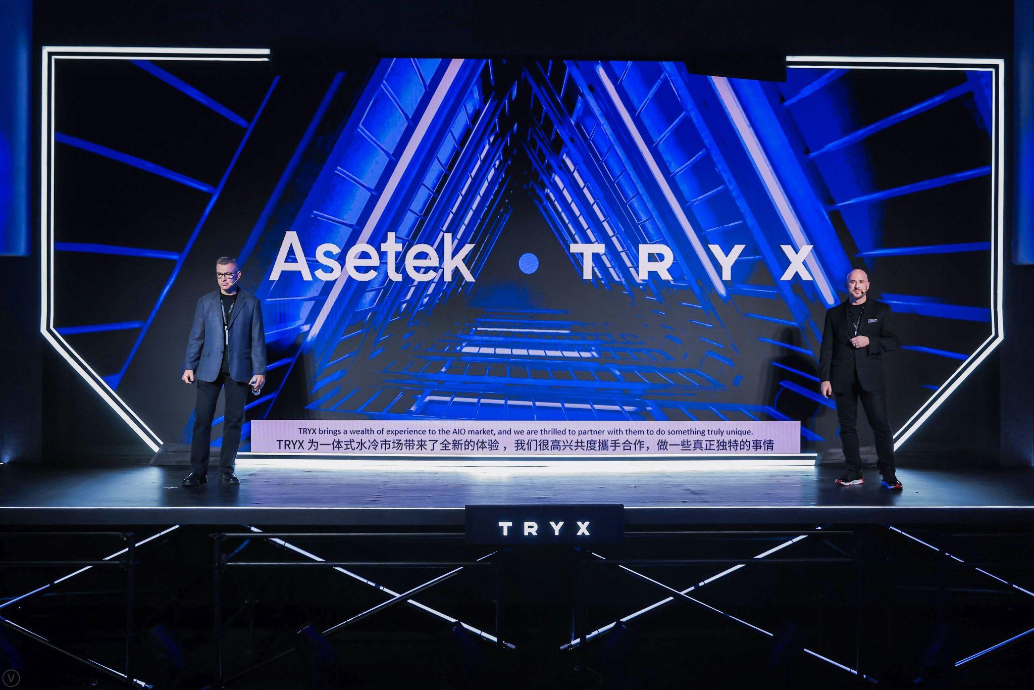 TRYX Unveils Revolutionary L-Shaped OLED Screen AIO Cooler: