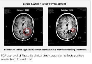 NeOnc Technologies Receives FDA Approval to Expand