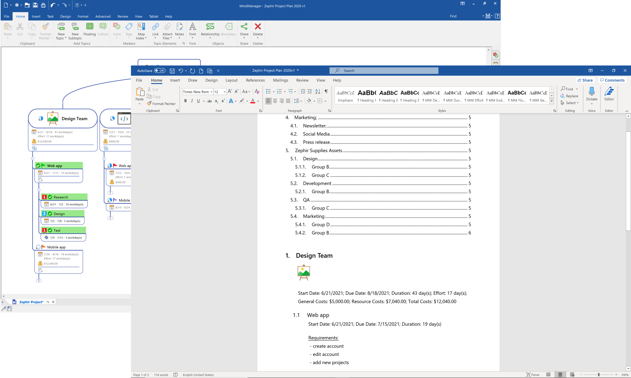 MindManager Expands Product Suite New Microsoft Teams App