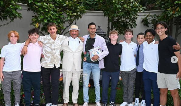 Jordan Sidoo Presents the Outstanding Athlete Award at the