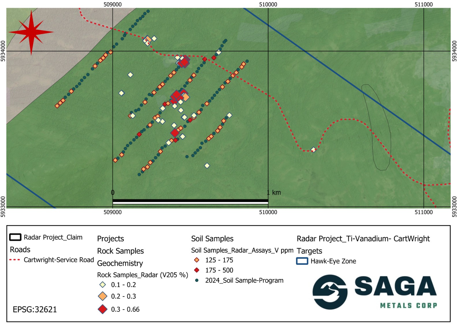SAGA Metals Announces Assay Results from Radar