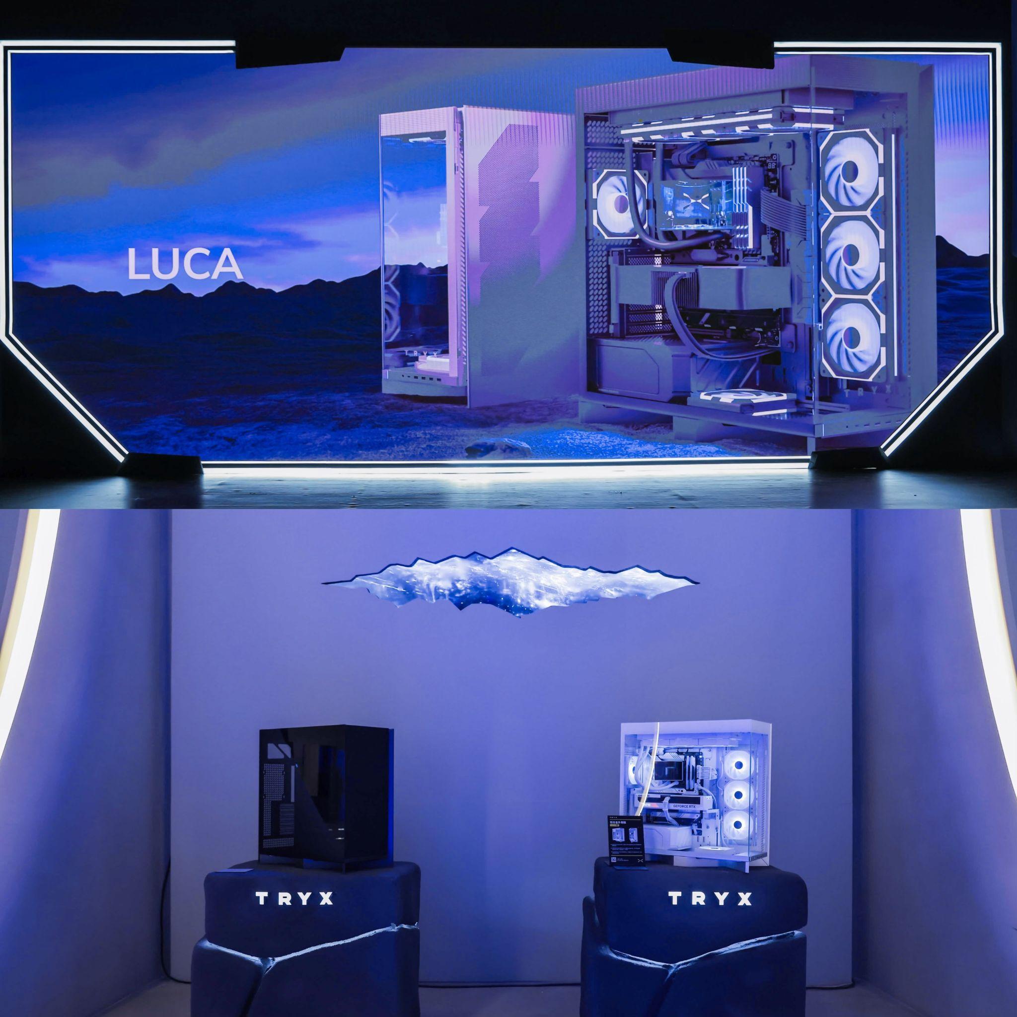 TRYX Unveils Revolutionary L-Shaped OLED Screen AIO Cooler: