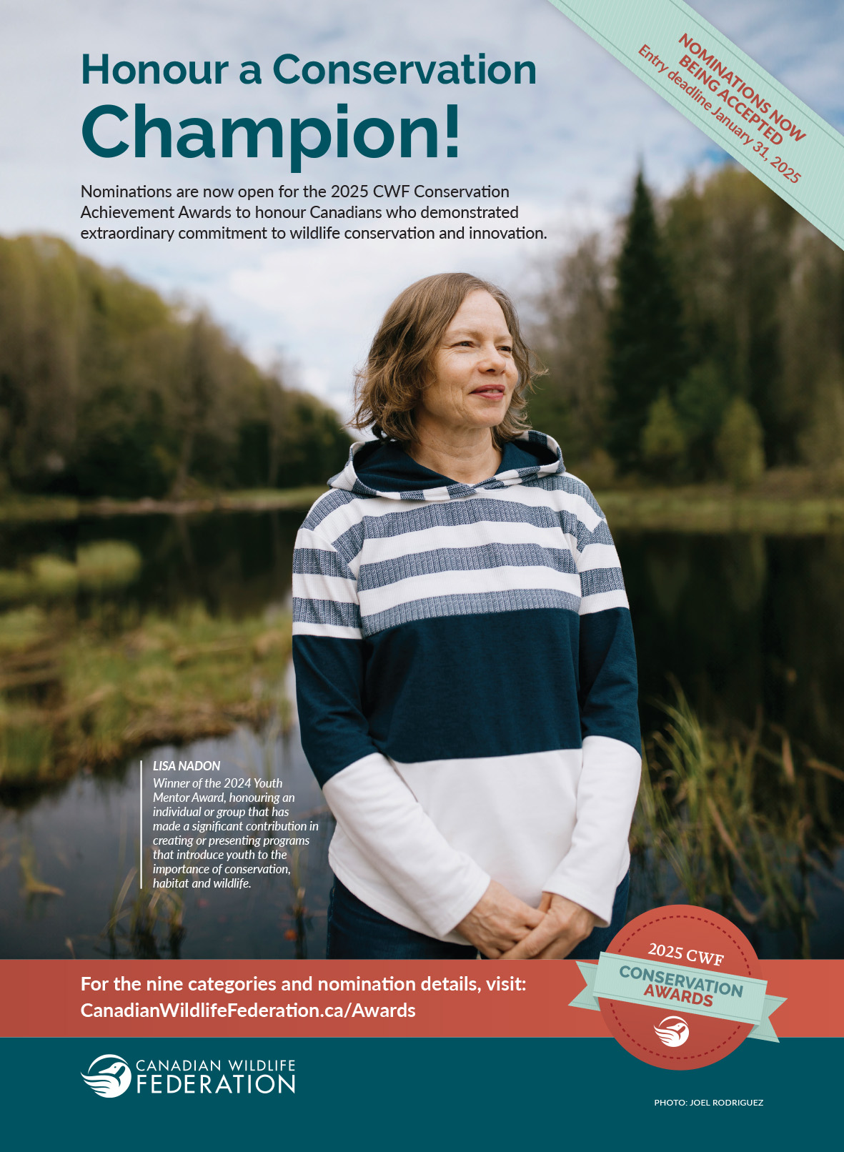 CWF Calls for Nominations for 2025 Canadian Conservation