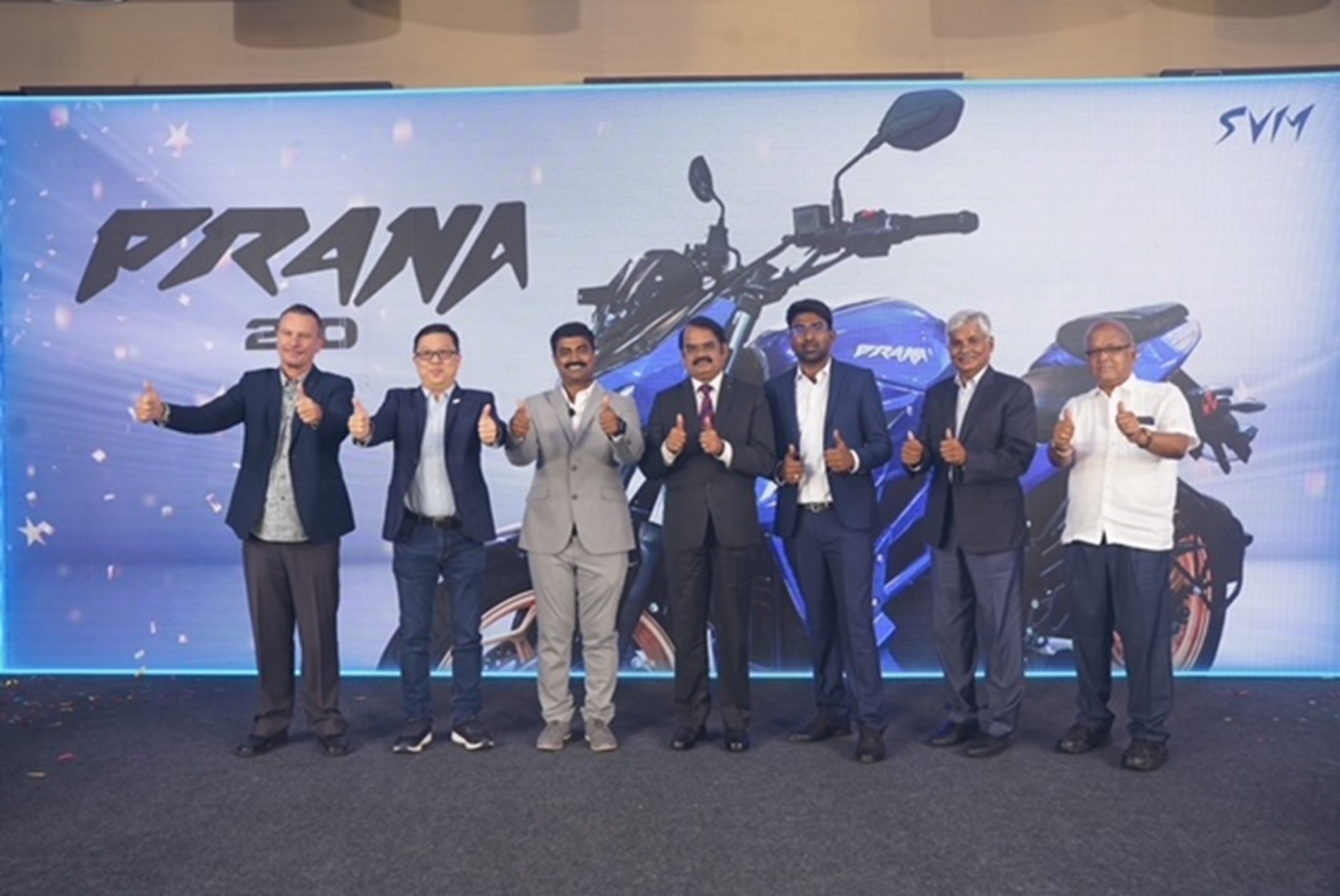 SRIVARU Launches PRANA 2.0 Electric Motorcycle in Chennai,