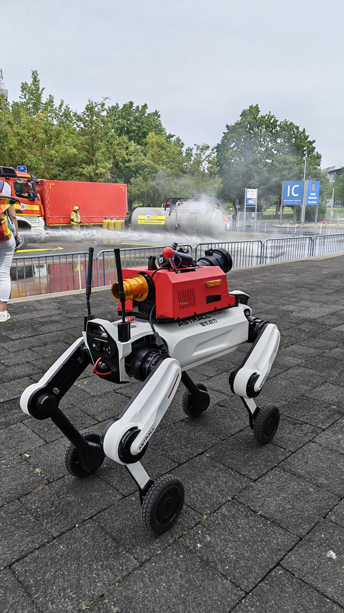 Astrall Dynamics Unveils Integrated Quadruped Firefighting