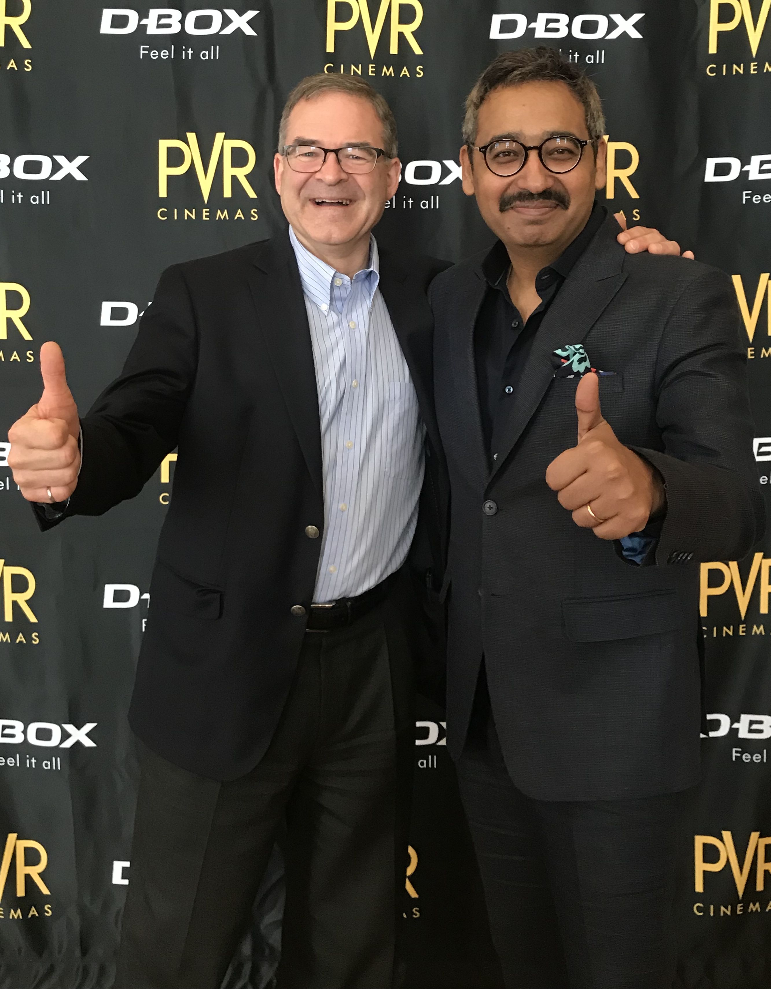 D-BOX Signs an Important First Agreement With PVR Cinemas,