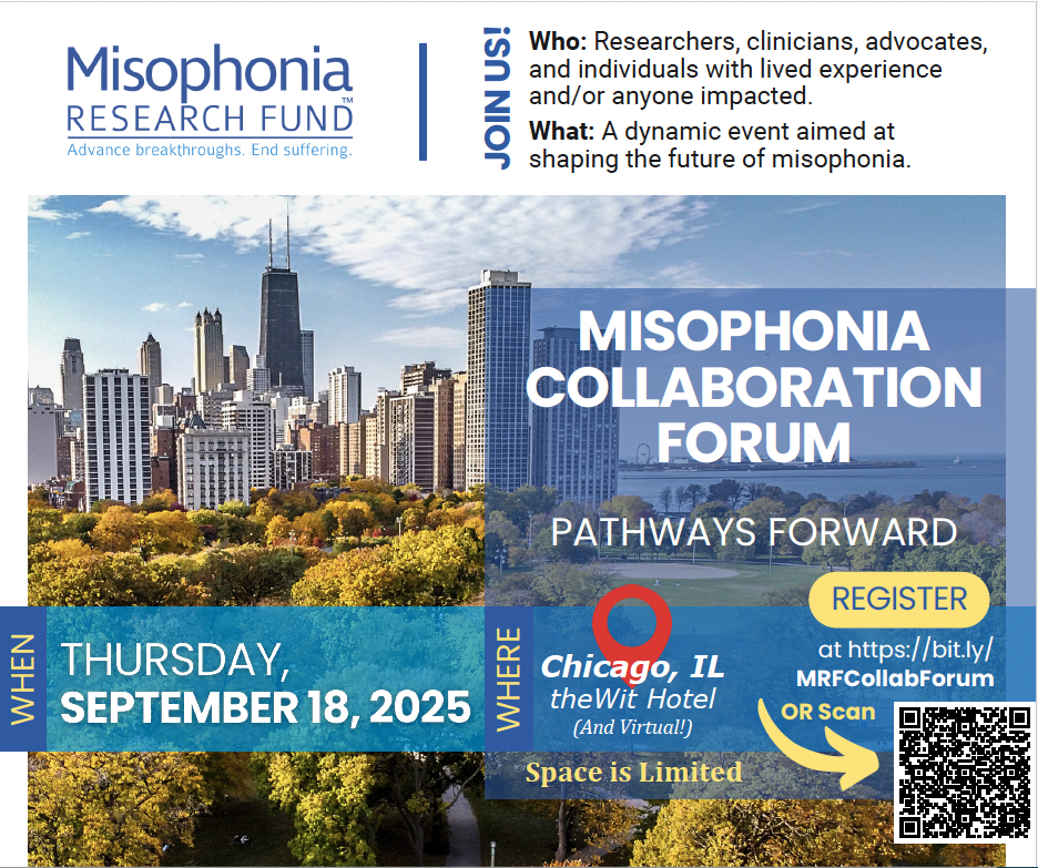 Misophonia Research Fund to Host Impactful Conference on