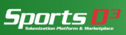 'Sports D3' (D-Cubed Ventures OU) Digital Assets Exchange