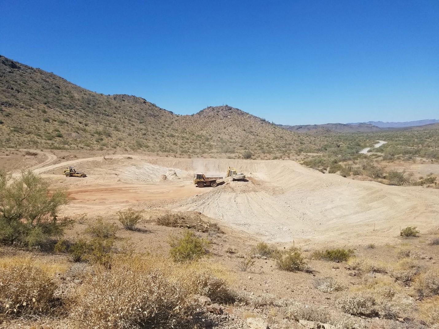 Tombstone Exploration Corporation Announces Construction