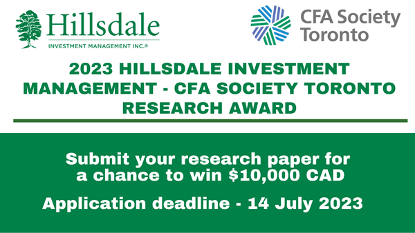 2023 Hillsdale Investment Management – CFA Society Toronto 2023 Hillsdale Investment Management – CFA Society Toronto