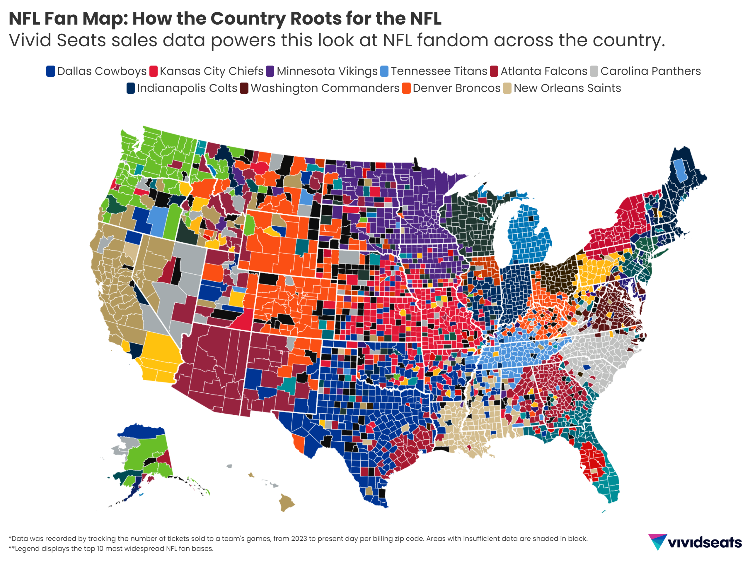Vivid Seats Releases 2024 NFL Fan Loyalty Report