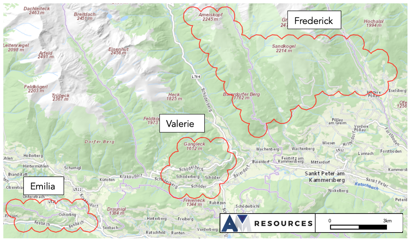 AM Resources Identifies 49 New Pegmatites on its