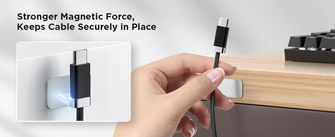 Tidy Charging, Simplified: Magtame Magnetic USB-C Staycable