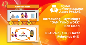 $DEP Token Rebounds 64% as PlayMining GameFi Platform Introduces ‘Gamifying Work’ B2B Business ...